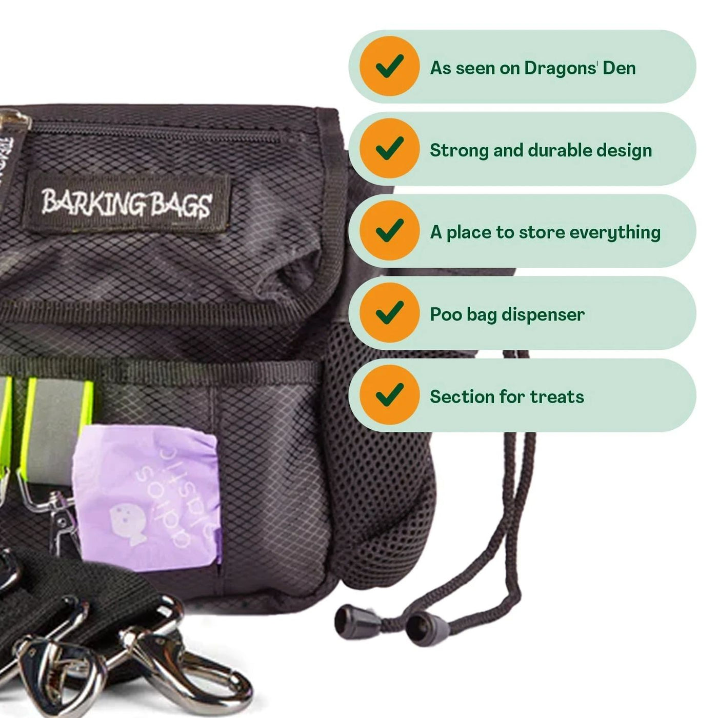 Barking Bags - The Original Dog Walking Bag - As Seen On Dragons' Den